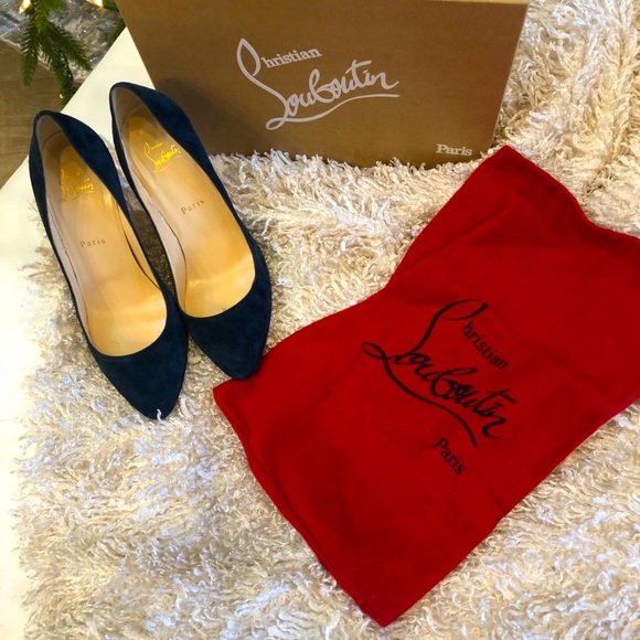 Christian Louboutin | Shoes | Christian Louiboutin Blue So Kate 2 ...